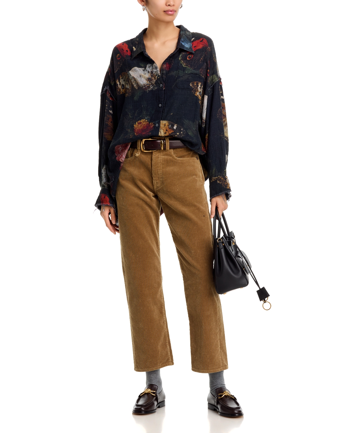 R13 R13 Boyfriend High Rise Ankle Straight Jeans